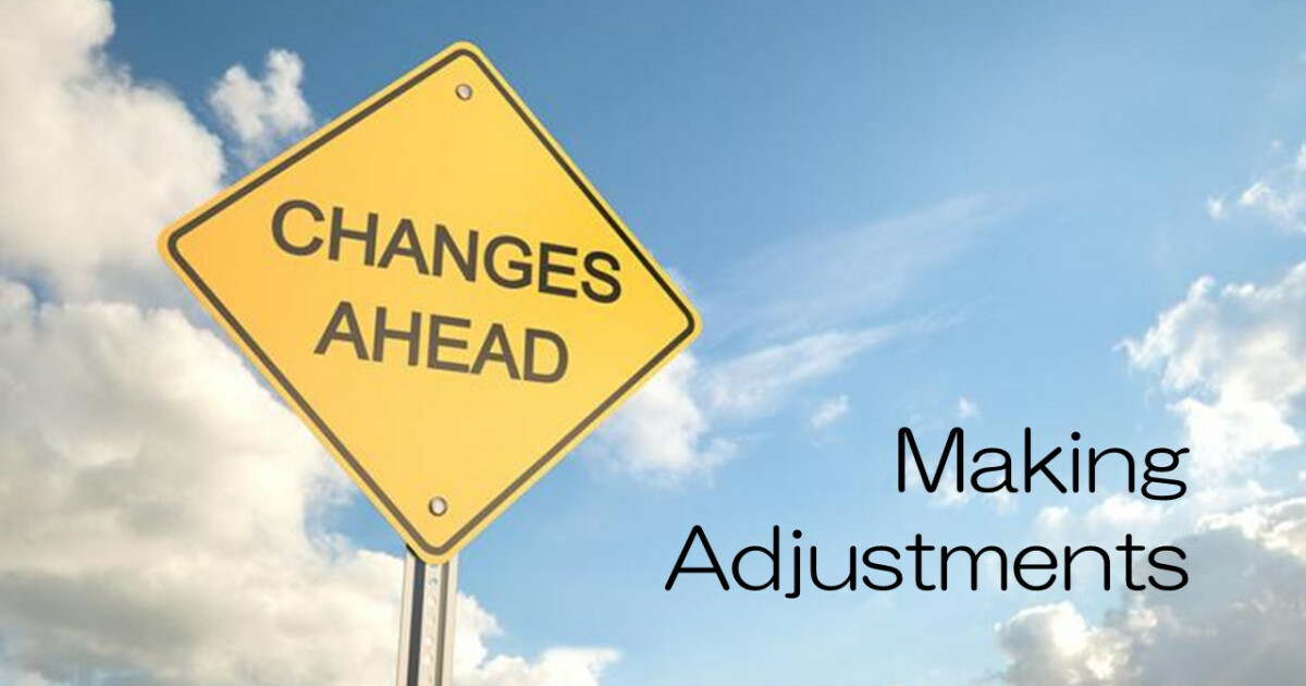 Making Adjustments | Sermons | The Point Christian Fellowship